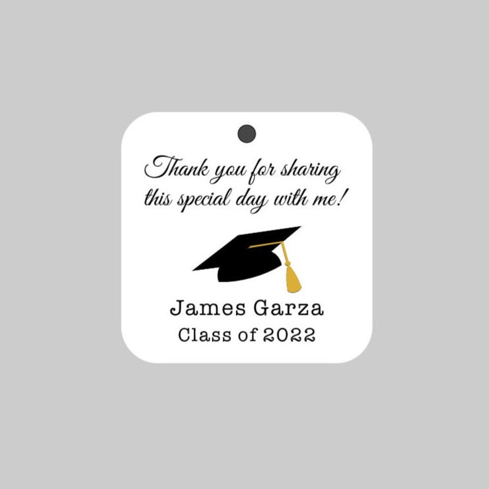 Personalized Graduation Favor Tags Graduation Tagsparty - Etsy