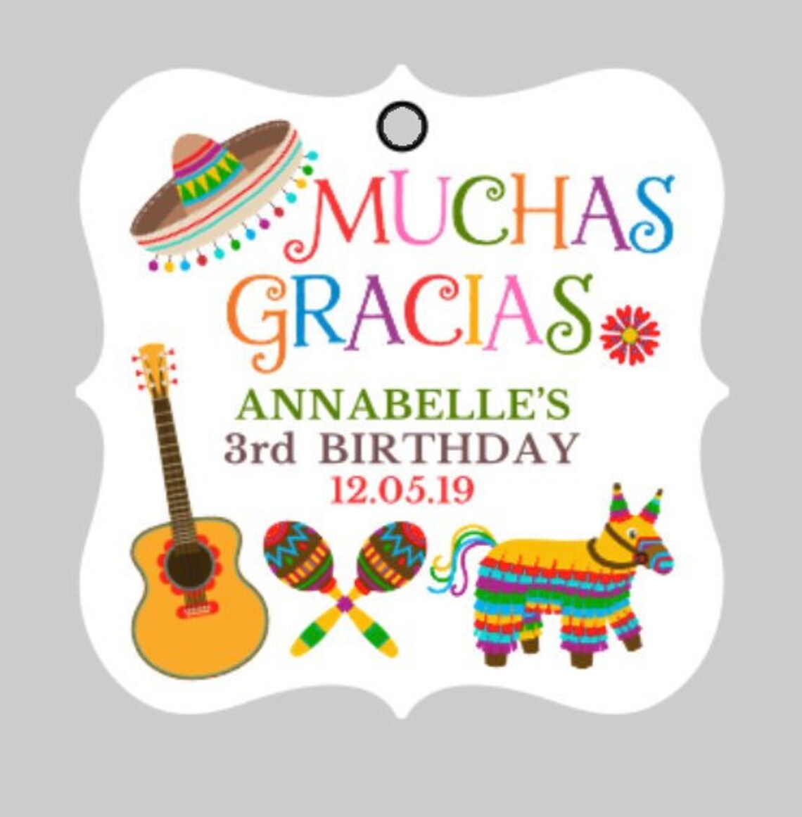 Mexican Fiesta Birthday Tags,fiesta Birthday Tags,mexican Fiesta Tags ...