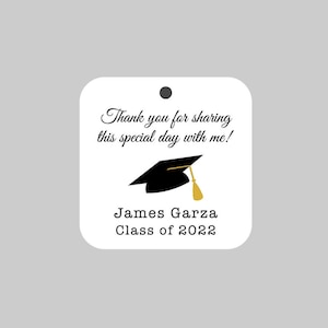 Personalized Graduation Favor Tags, Graduation Tags,party Favor Tags - Etsy