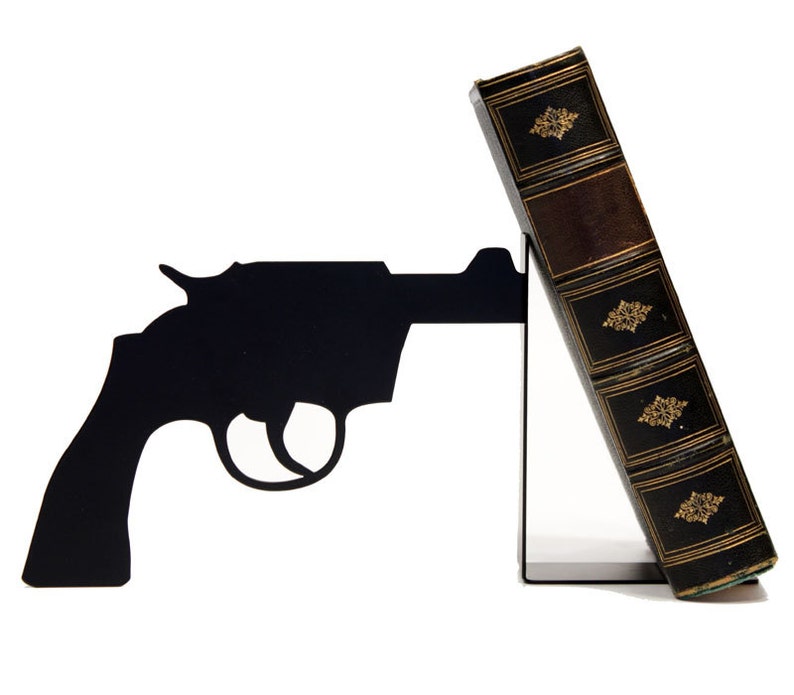Gun Bookends - Etsy