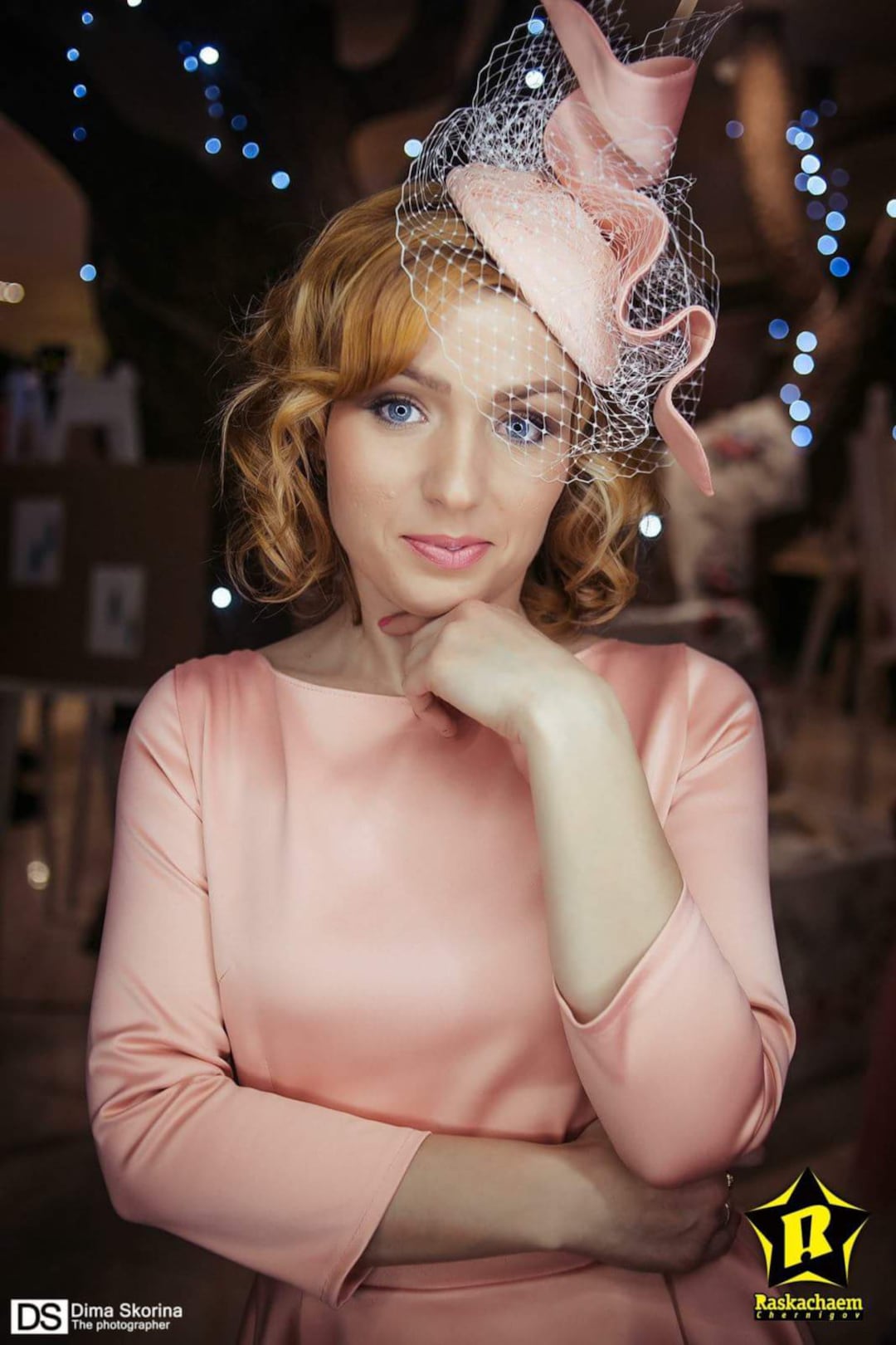 Fashion Modern Fascinator Hat With Veil, Wedding Guest Hat, Royal Ascot ...