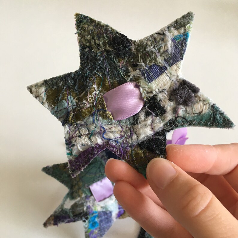 Fabric Scrap Star Garlands - Etsy