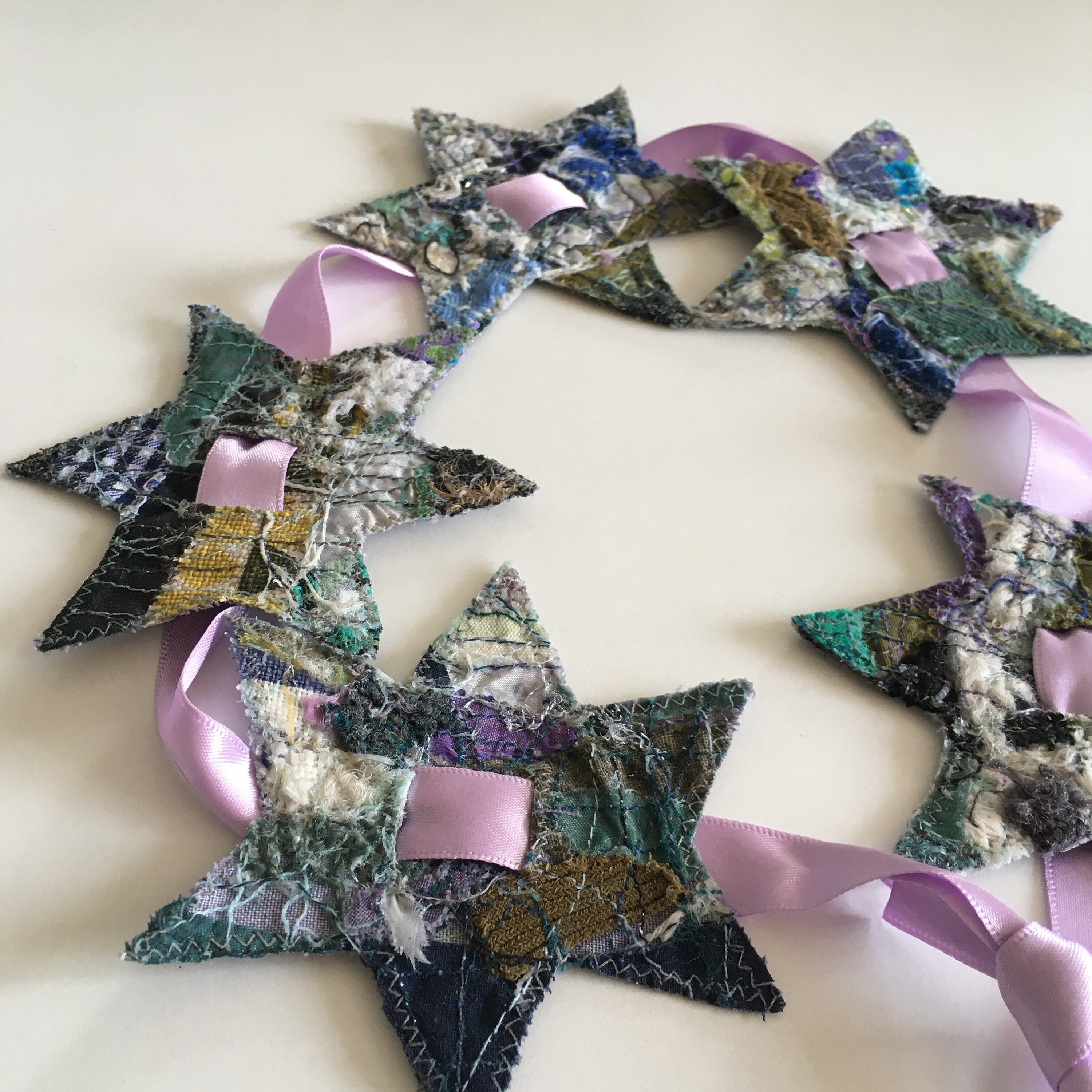 Fabric Scrap Star Garlands - Etsy