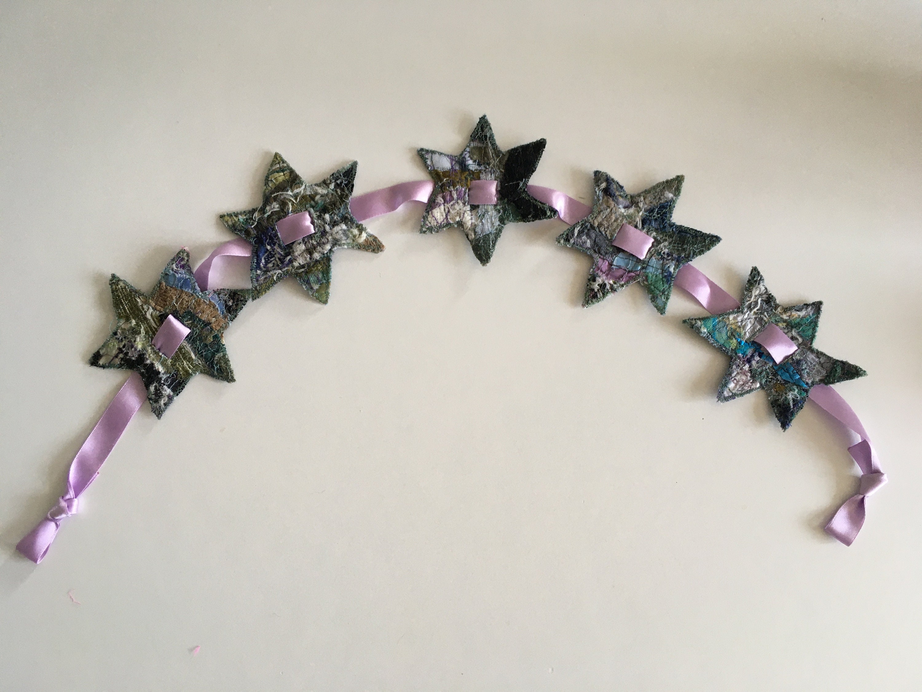 Fabric Scrap Star Garlands - Etsy