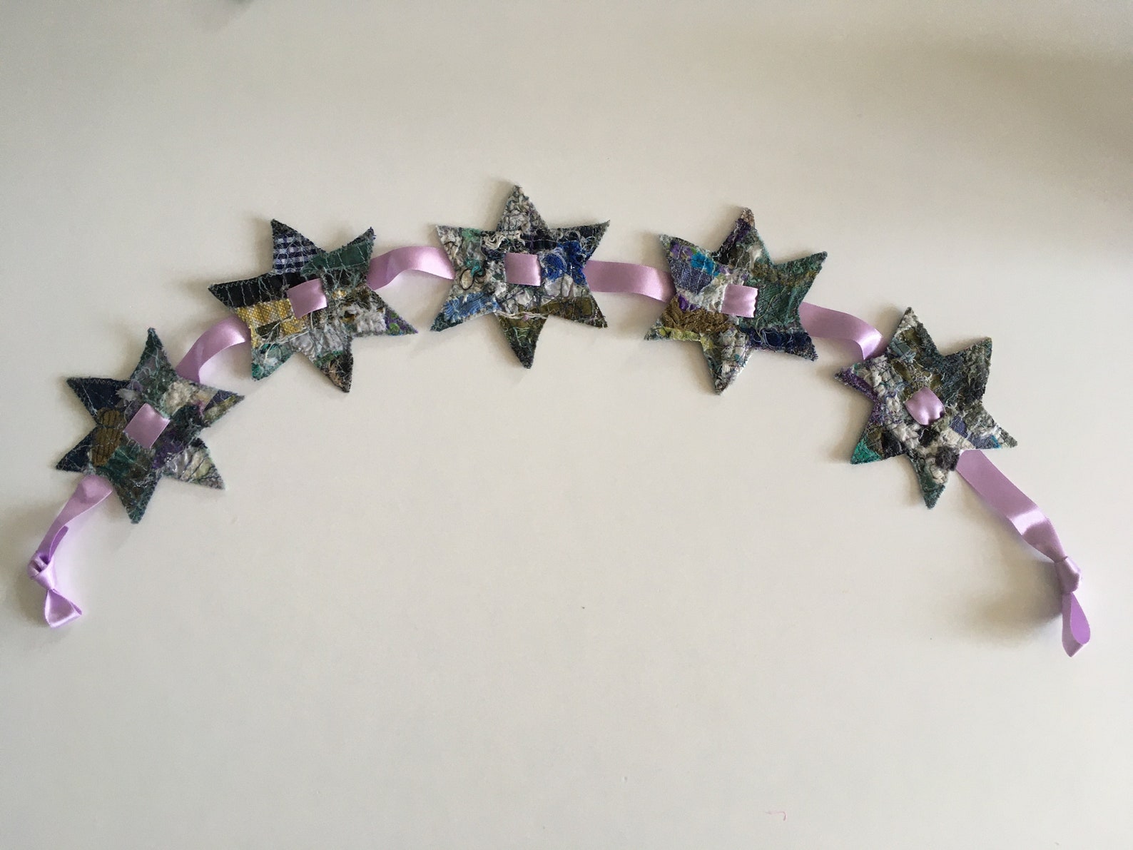 Fabric Scrap Star Garlands - Etsy