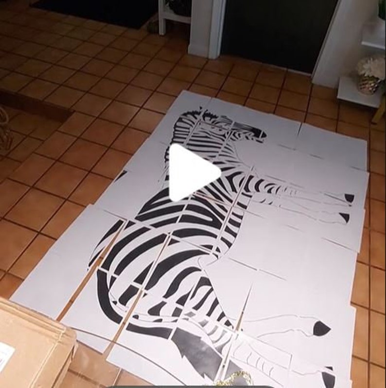 Full Zebra Party Prop BUNDLE Cut Outs, Background Template, Party Prop ...