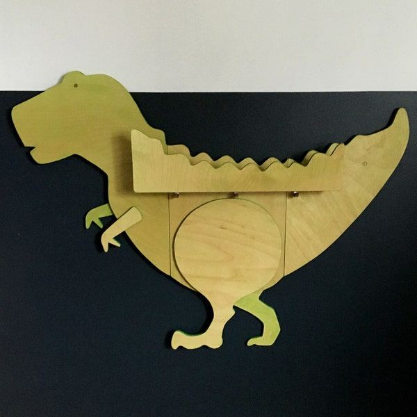 Kids Wall Shelf Dinosaur - Etsy