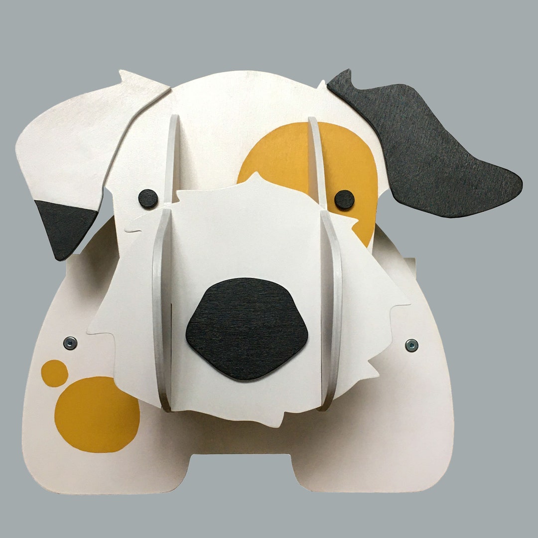 Animal Bookcase for Dog Lovers Kids Book Caddy Wooden Toy - Etsy