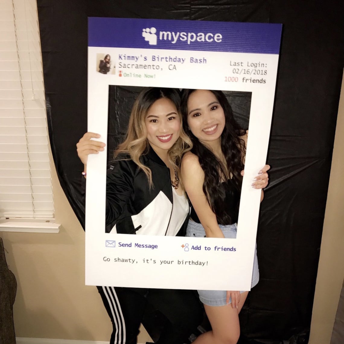 Myspace Selfie Frame Prop Cutout Wedding 90's Prop | Etsy