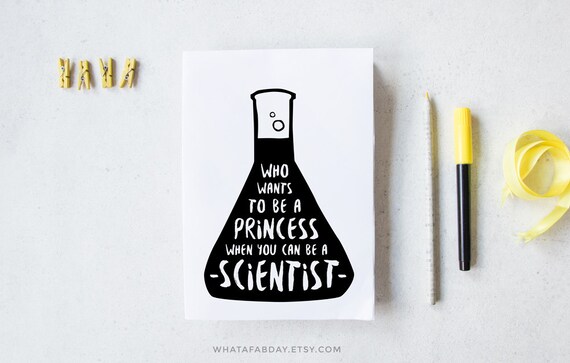 Graduation Card Scientist Card Geeky Card for Scientist | Etsy