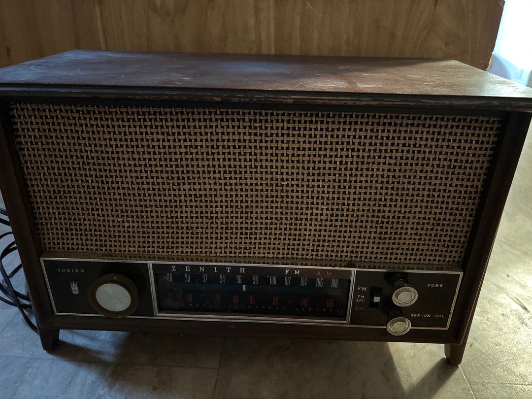 Vintage Zenith Radio 1950s Works - Etsy