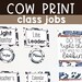 Cow Print Neutral Classroom Decor Bundle Classroom Bulletin Board ...