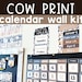 Cow Print Neutral Classroom Decor Bundle Classroom Bulletin Board ...