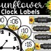 PRINTABLE Clock Label Numbers in 5 Minute Intervals | Sunflower ...