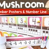 PRINTABLE Color Words Posters Pack Mushroom Retro Classroom Decor ...