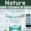Editable Nature Binder Covers and Spines Nature Classroom Decor Forest ...