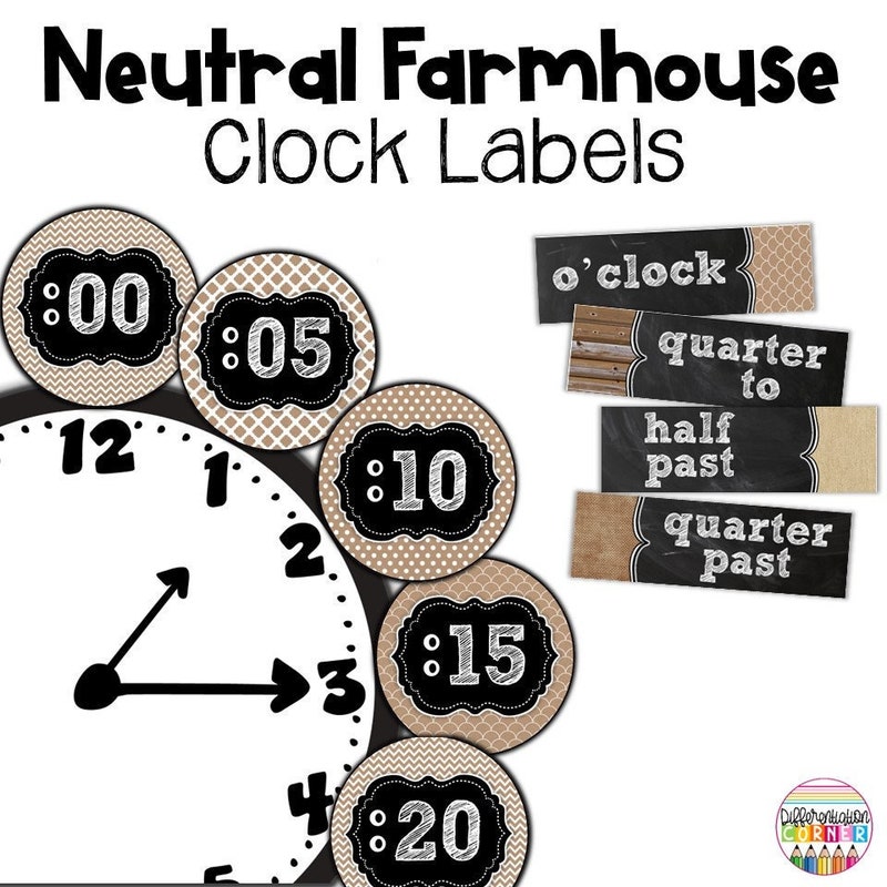Farmhouse Clock - Etsy