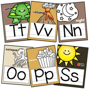 Cursive and Print Alphabet Posters for the Classroom Bee Classroom ...