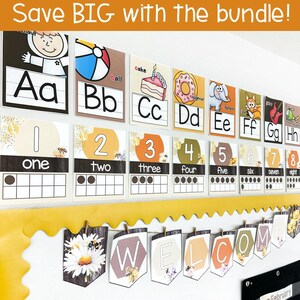 Bee Classroom Calendar Set & Weather Display Bee Classroom Decor Space ...