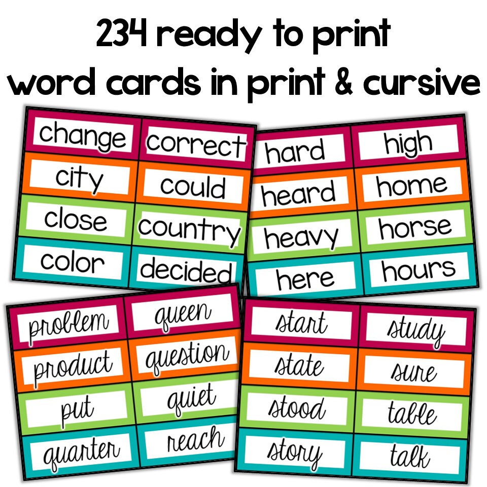 Classroom Word Wall Display Editable Confetti Rainbow Classroom Decor ...