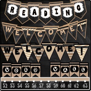 Farmhouse Neutral Classroom Decor Bundle Classroom Bulletin Board ...