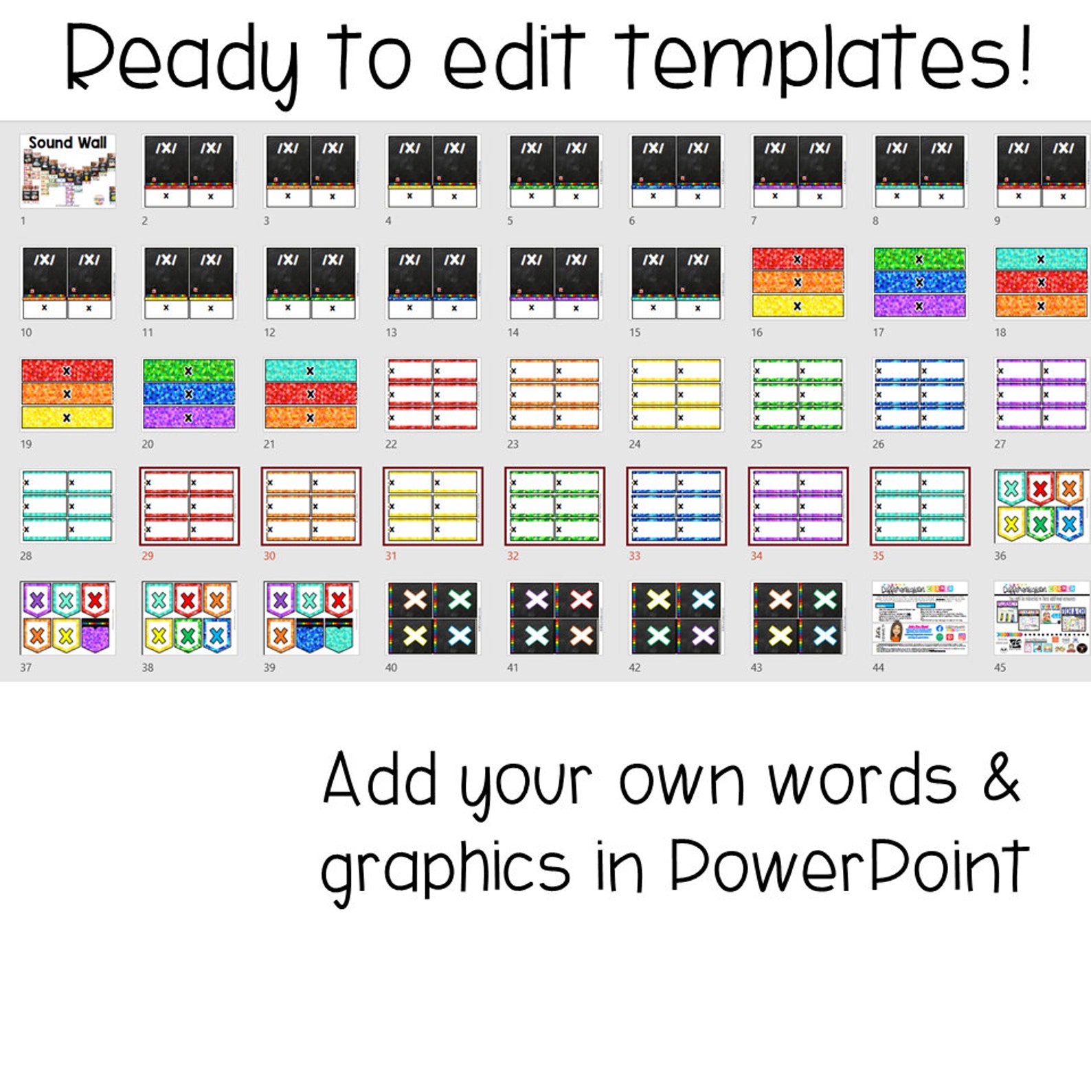 Sound Wall Classroom Posters | Rainbow Classroom Decor | Phonics ...