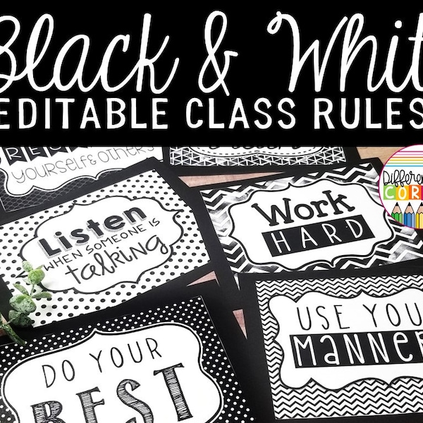 Classroom Rules - Etsy