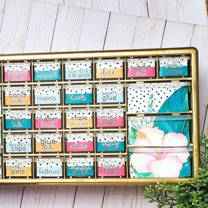 Tropical Teacher Tool Box Labels, Tropical Classroom Decor Teacher ...