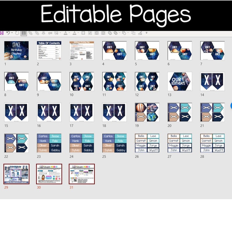 Space Classroom Birthday Display Space Classroom Decor Space Classroom ...