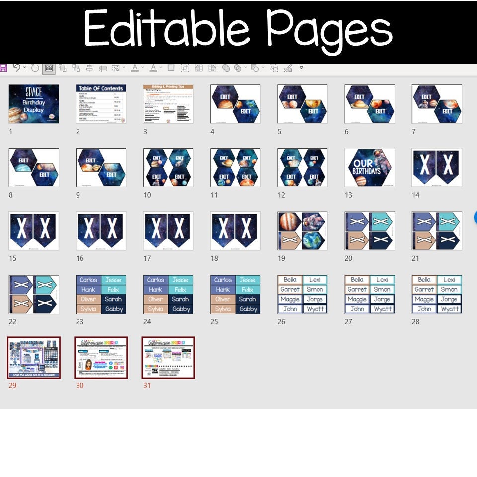 Space Classroom Birthday Display Space Classroom Decor Space Classroom ...