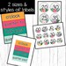 PRINTABLE Tropical Clock Label Numbers in 5 Minute Intervals | Tropical ...