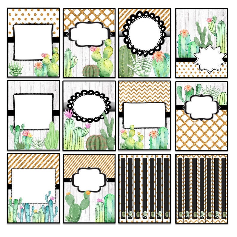 Editable Binder Covers and Spines Neutral Boho Classroom Decor ...