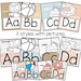 Alphabet Posters With Pictures for the Classroom | Neutral Boho ...