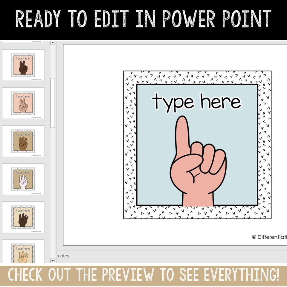 Classroom Hand Signal Posters, Neutral Boho Classroom Decor, Editable ...