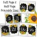 Alphabet Posters for the Classroom Sunflower Farmhouse Classroom Decor ...
