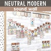 Sound Wall Classroom Posters | Boho Neutral Classroom Decor | Phonics ...