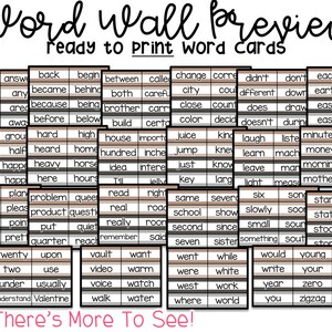Classroom Word Wall Display Editable Neutral Boho Classroom Decor Word ...