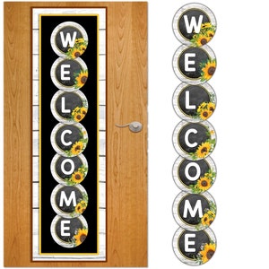 PRINTABLE Welcome Banner | Sunflower Farmhouse Classroom Decor ...