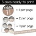 PRINTABLE Boho Table Numbers Neutral Classroom Decor Classroom Table ...