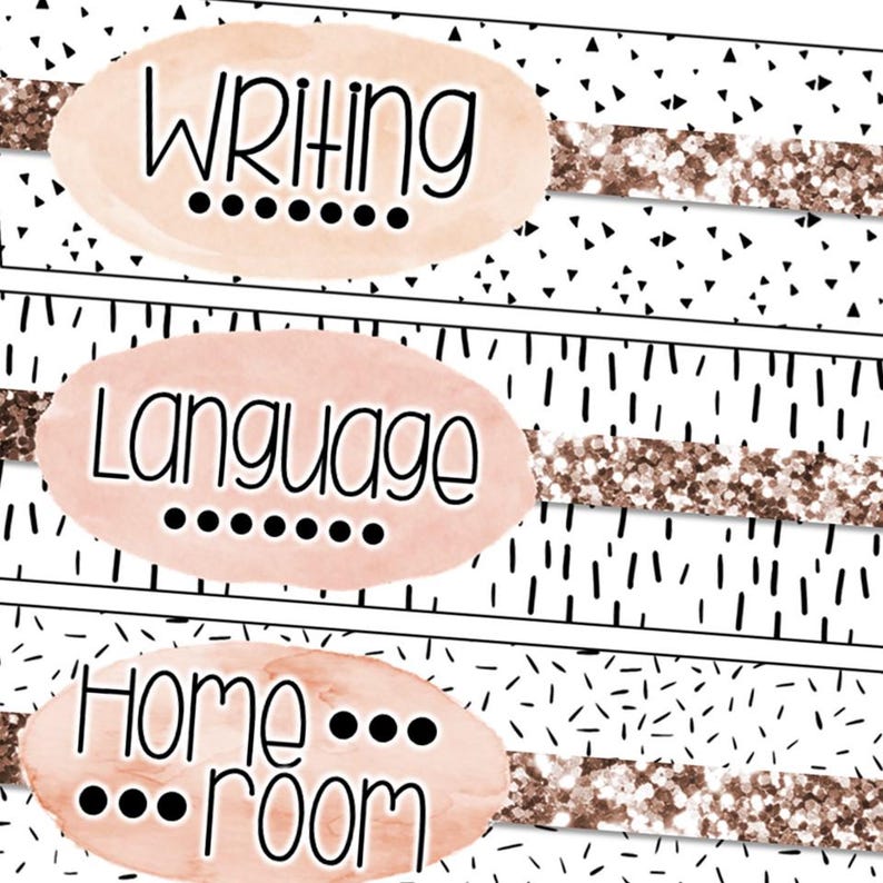 10 Drawer Cart Labels Editable Neutral Boho Classroom Decor Neutral ...