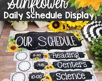 Editable Classroom Rules Posters Sunflower Farmhouse Classroom - Etsy