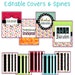 Editable Binder Covers and Spines | Sunflower Farmhouse Classroom Decor ...