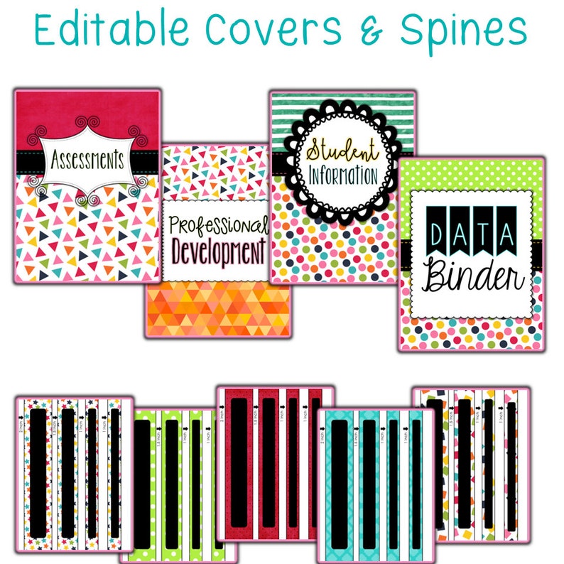 Editable Binder Covers and Spines Sunflower Farmhouse Classroom Decor ...