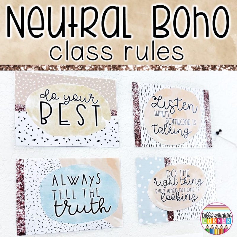 Classroom Rules - Etsy