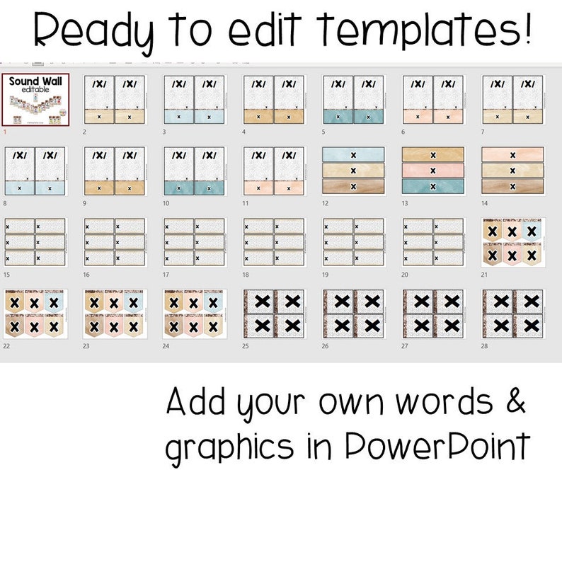 Sound Wall Classroom Posters Boho Neutral Classroom Decor - Etsy