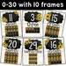 Number Posters 0-30 Number Line With Negative Numbers | Sunflower ...