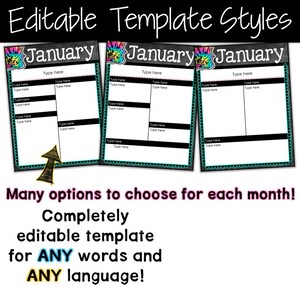 Editable Classroom Newsletter Template Tie Dye Retro Classroom Decor ...