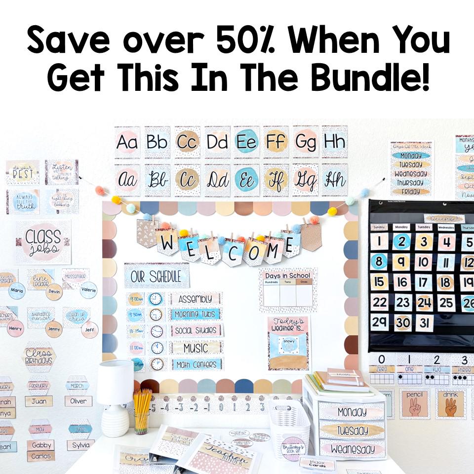 Editable Boho Classroom Labels Neutral Boho Classroom Decor Neutral ...