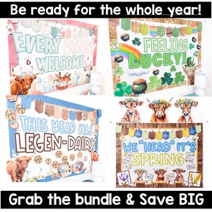 Summer Bulletin Board Ideas, Highland Cow Classroom, May Bulletin Board ...