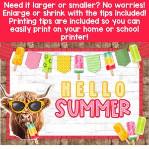 Summer Bulletin Board Ideas, Highland Cow Classroom, May Bulletin Board ...